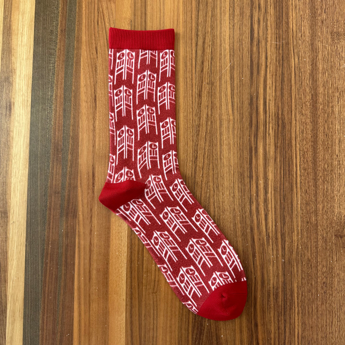 OU Clock Tower Sock – William & Lauren CO